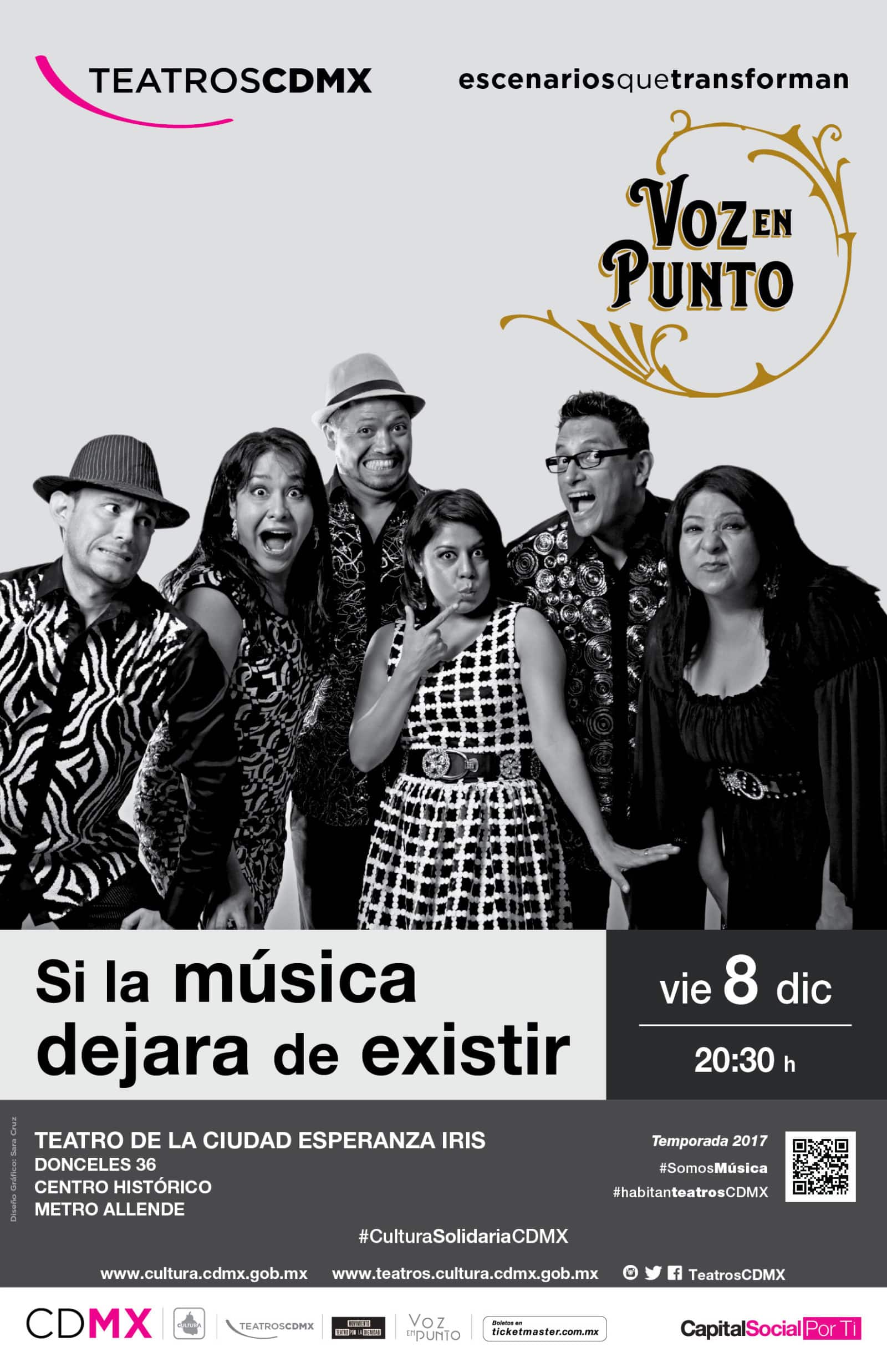 Voz en punto llega al Teatro de la Ciudad de México - Artes9