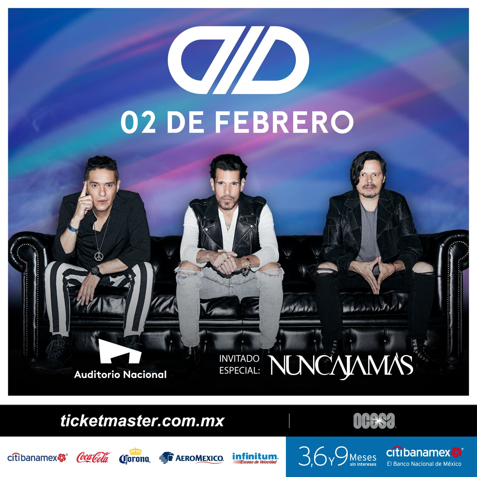 «Nunca Jamás» los invitados de DLD en su Auditorio Nacional. - Artes9