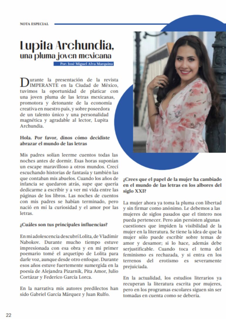 El Mesías padrino de IMPERANTE No. 4 - Artes9