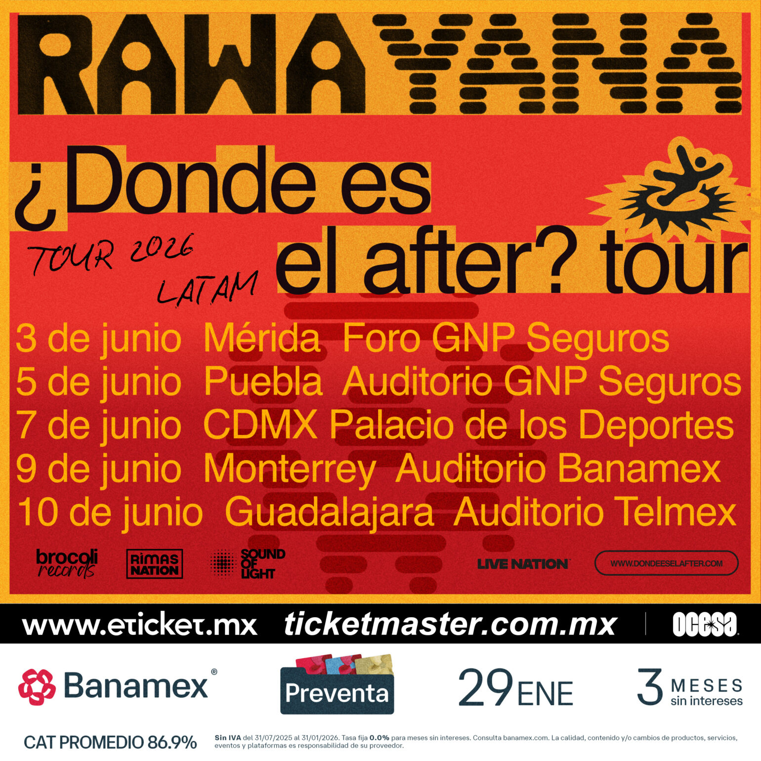 ¿Dónde es el After? Con Rawayana en el Palacio. - Artes9
